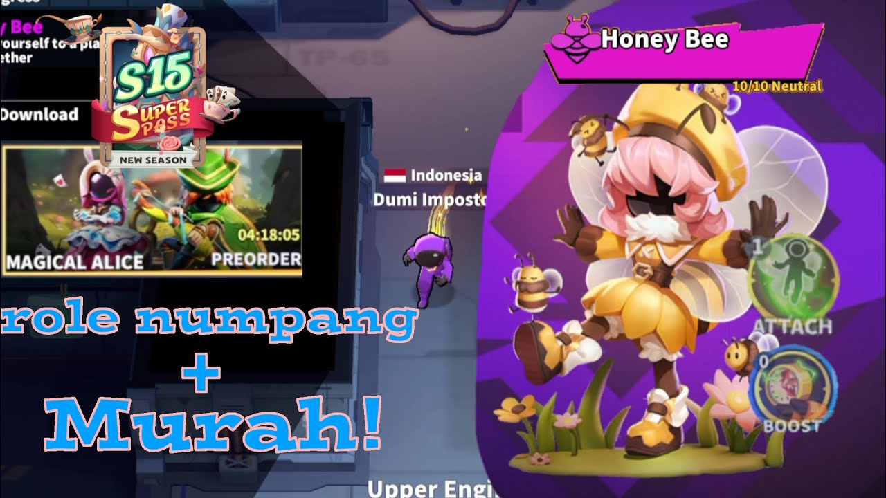 review Honey bee UwU - Super Sus Indonesia - YouTube