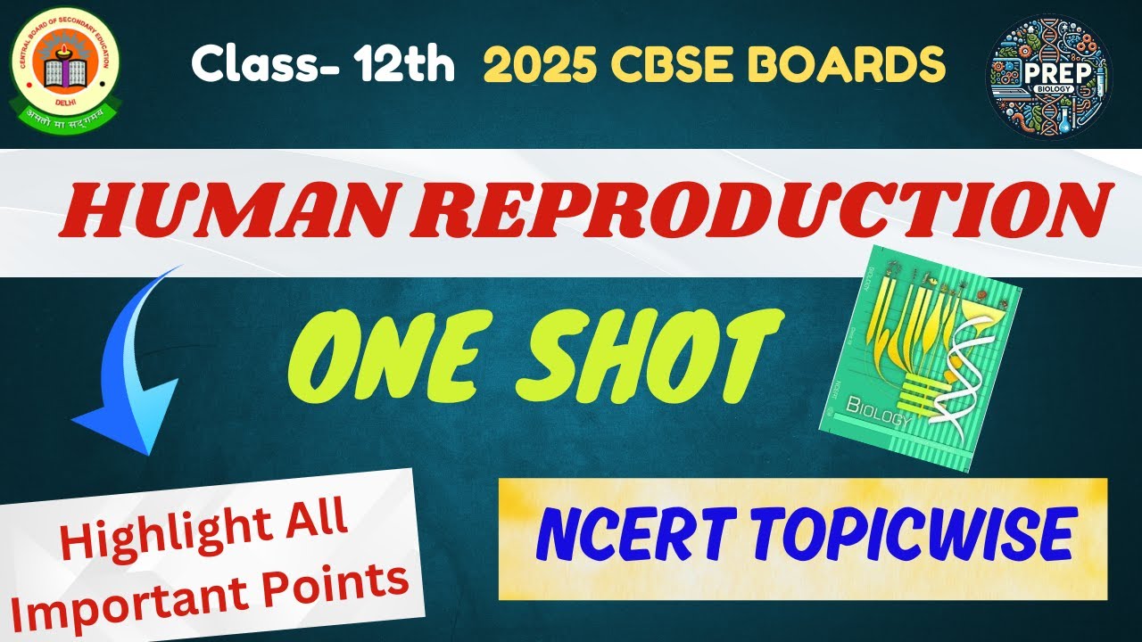 Human Reproduction (Ch-2) | NCERT | One Shot | Bilingual Lecture ...