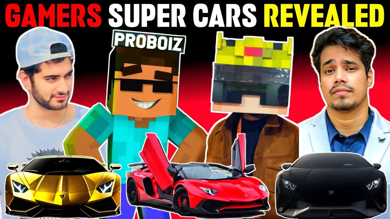 Who Have Most Expensive Supercar ? 15 Gamers Car Collection ! Techno ...