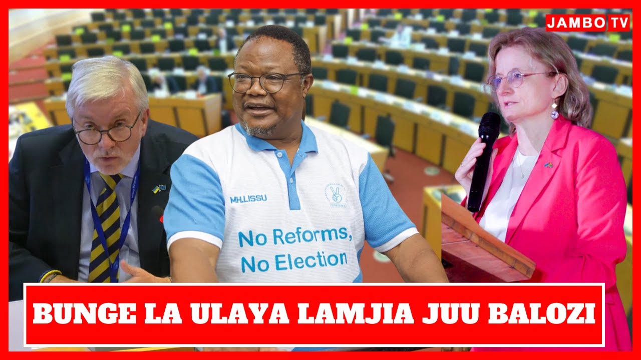 BUNGE LA ULAYA LAJA JUU KESI YA LISSU, LAMKARIPIA BALOZI WAKE TANZANIA ...