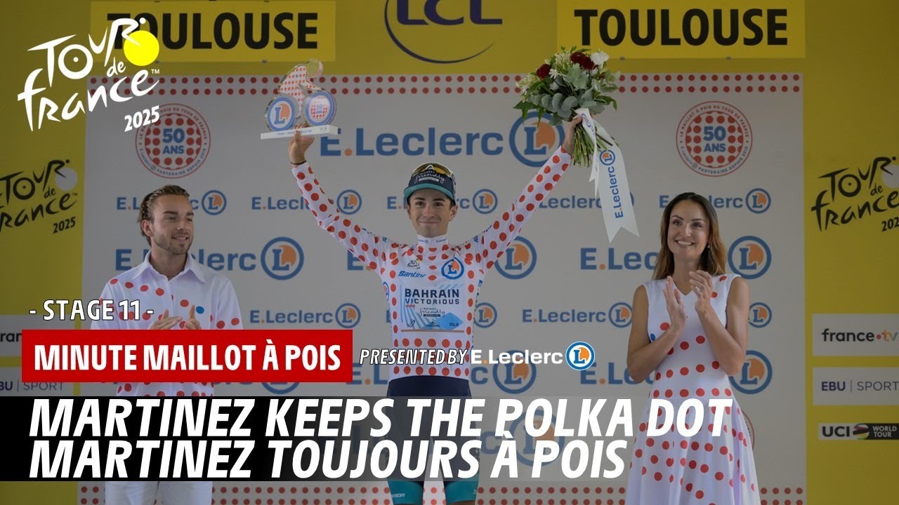 E.Leclerc Polka Dot Jersey Minute - Stage 11 - Tour de France 2025 - YouTube