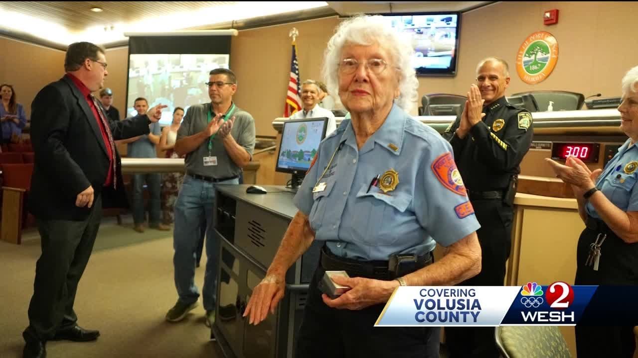 Port Orange woman who has volunteered for police department for 40 ...
