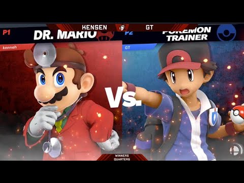 Kensen (Dr. Mario) Vs GT (Pokémon Trainer) Winners Quarter Finals, FSC Smash Series #21 - YouTube