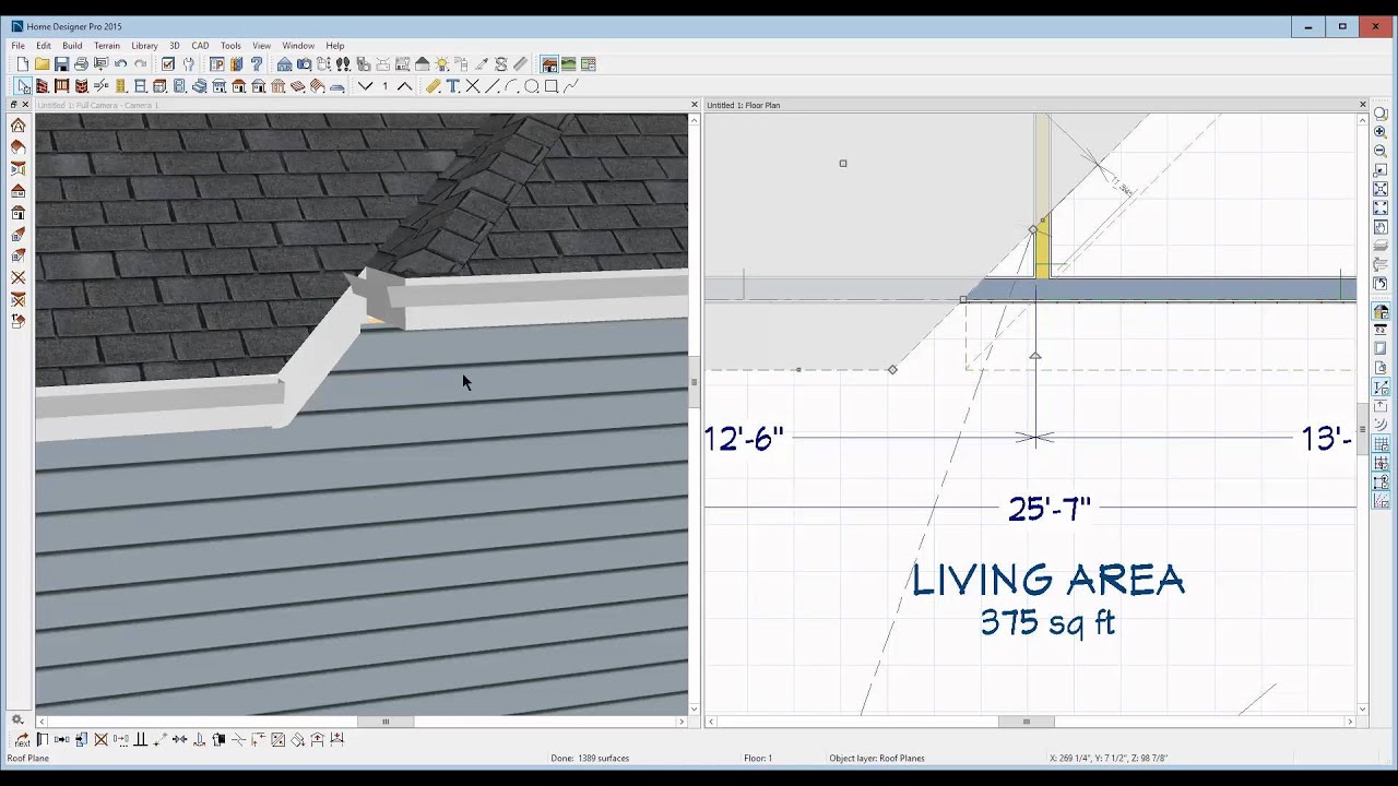 A simple roof edit in Pro 2015 - YouTube