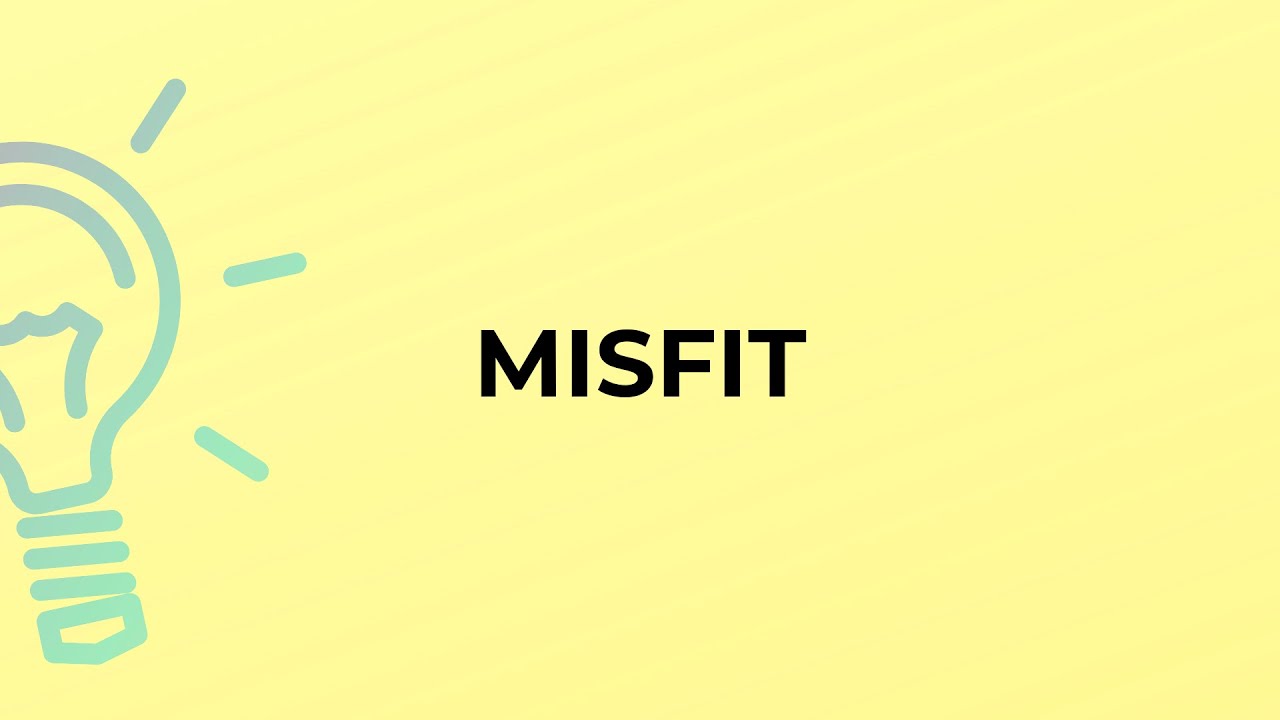 What is the meaning of the word MISFIT? - YouTube
