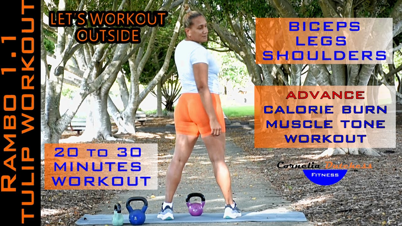 Legs Biceps Shoulders Workout Rambo Tulip Workout 1.1 #homeworkouts # ...