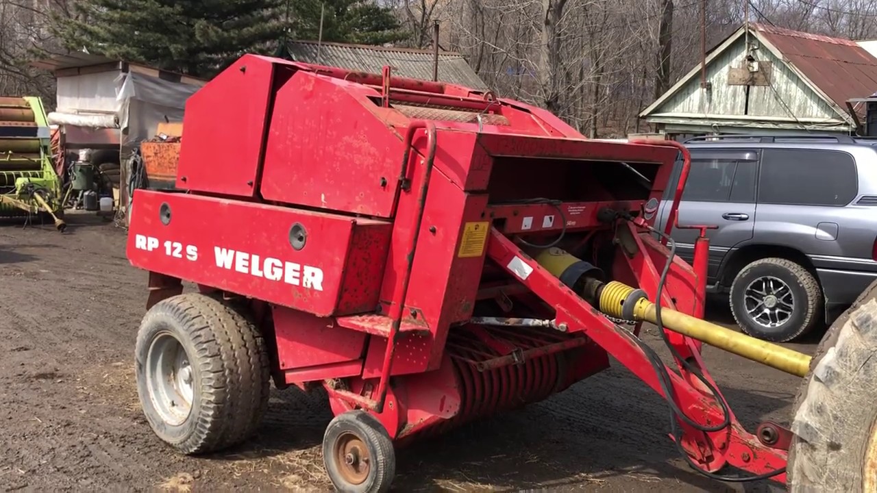 Видео работы! Пресс-подборщик WELGER RP12 N 605 - YouTube