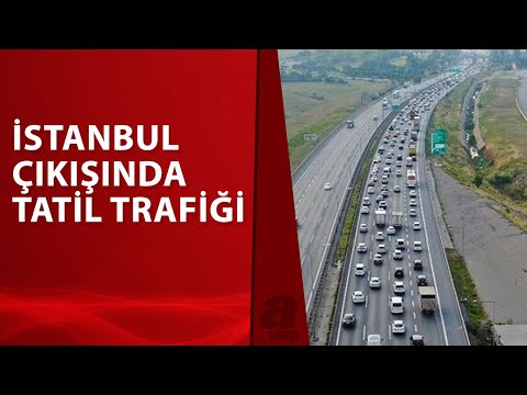 İstanbul'da bayram trafiği erken başladı | A Haber