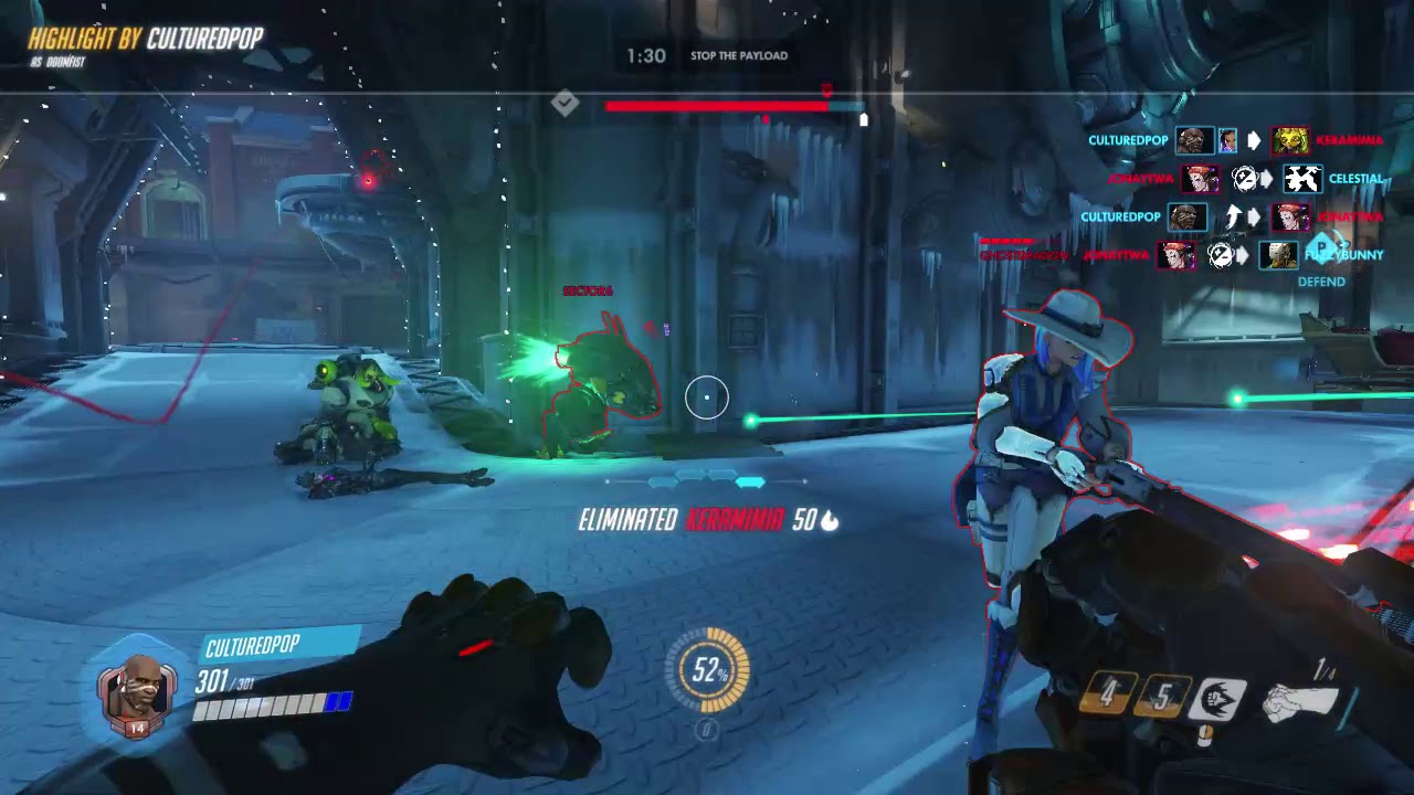 Doomfist Highlight December 27th 2019 - YouTube