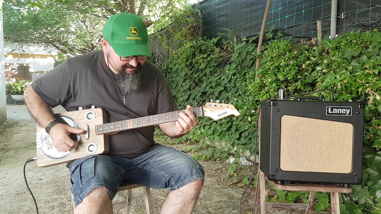 Laney Cub 12R Celestion Greenback VS Cigar Box Guitar Loluthier Dobro ...