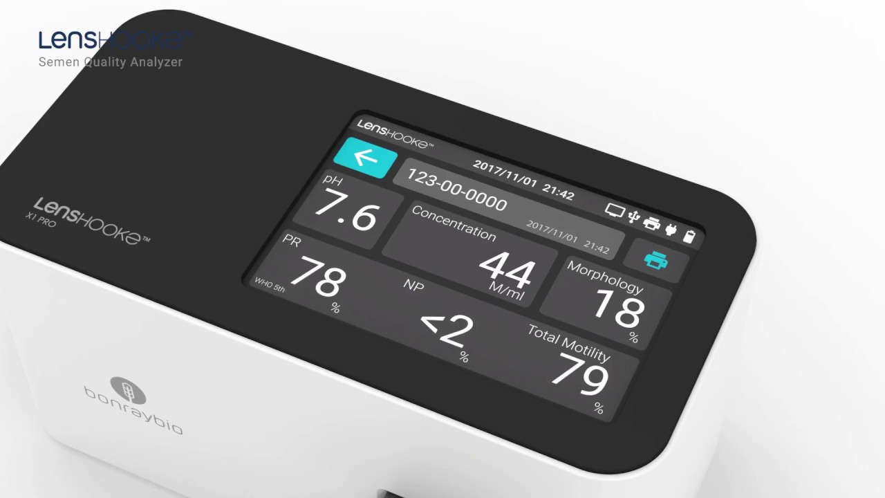 LensHooke X1PRO Semen Quality Analyzer - YouTube