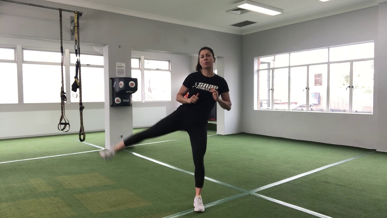 Day 22 - Squat Challenge - Bodyweight Squat Side Kick #snapsquat - YouTube