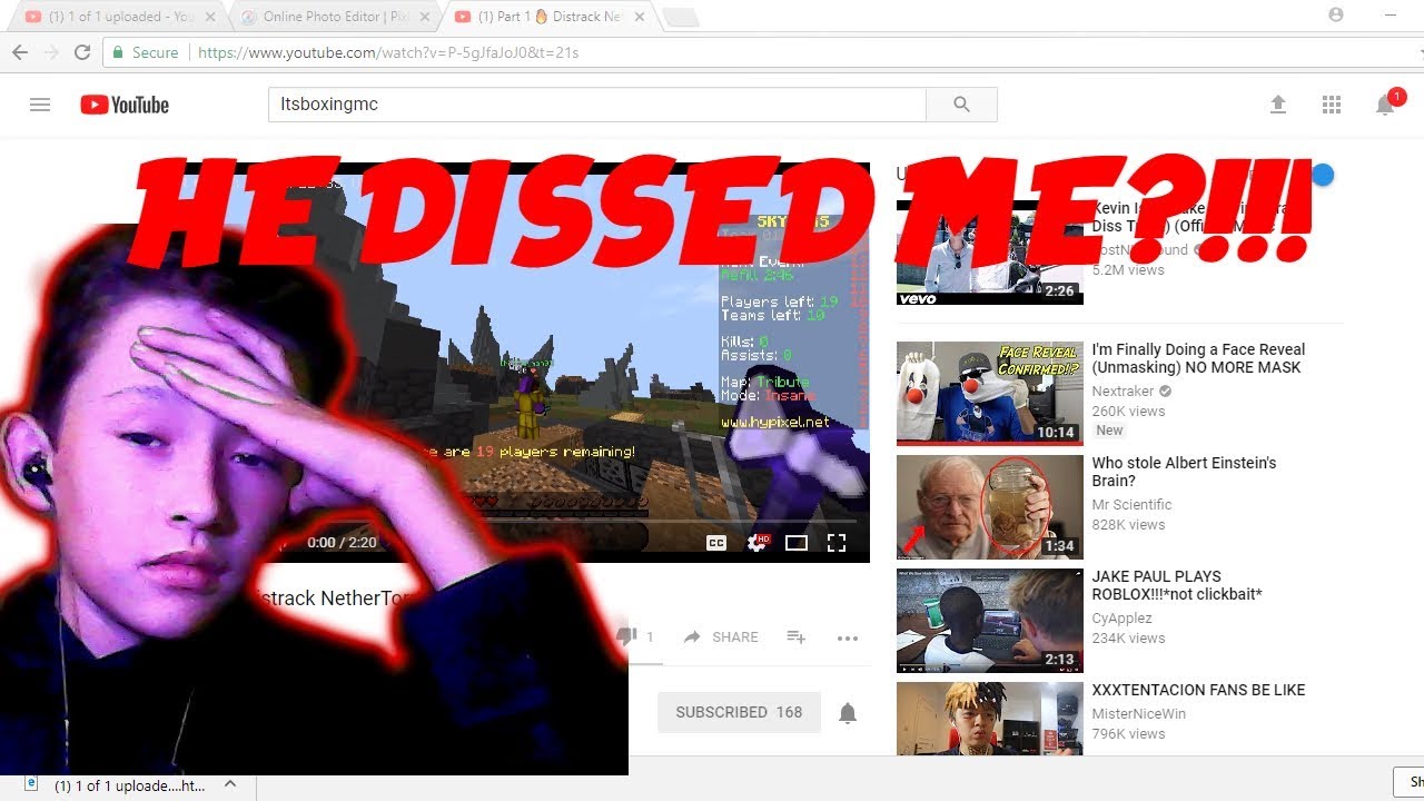 He dissed me...?!![ItsBoxingMC] - YouTube