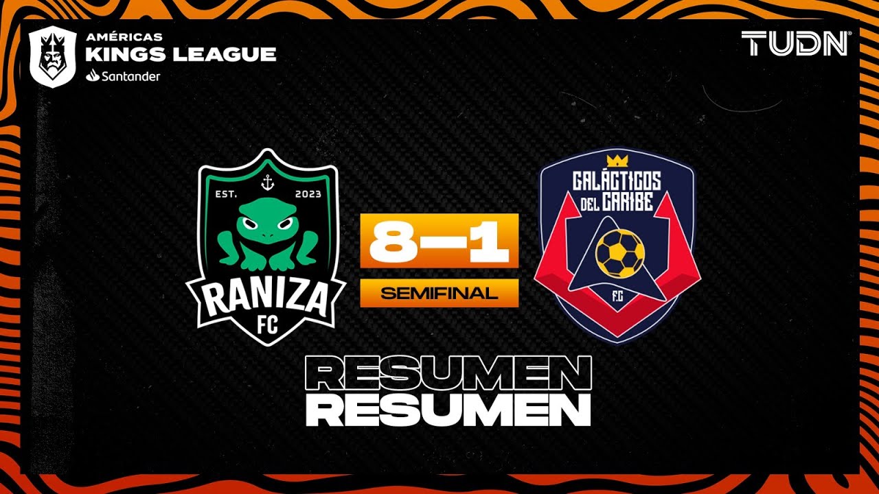 RESUMEN - Raniza FC 8-1 Galácticos del Caribe | Kings League Américas ...