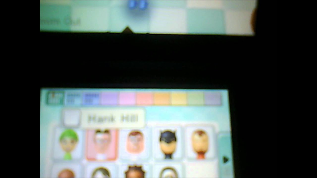 nintendo 3ds QR code created Mii characters - YouTube