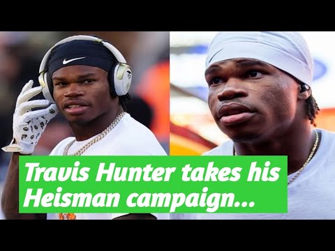 Travis Hunter takes his Heisman campaign to the next level by dropping ...