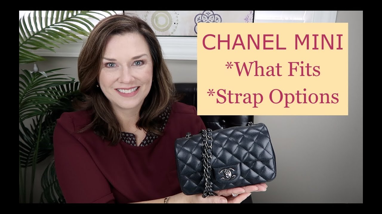 Chanel Mini- What Fits & Strap Options - YouTube