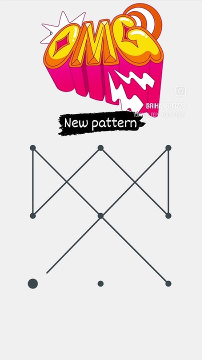 Simple And Hard pattern Lock For Your New Phone..!! - YouTube
