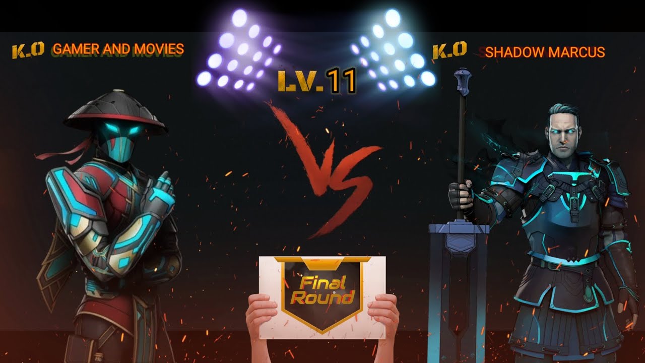 Shadow fight 3 - Level 11 Boss Fight / Shadow Marcus / قتال شرس ضد رئيس ...