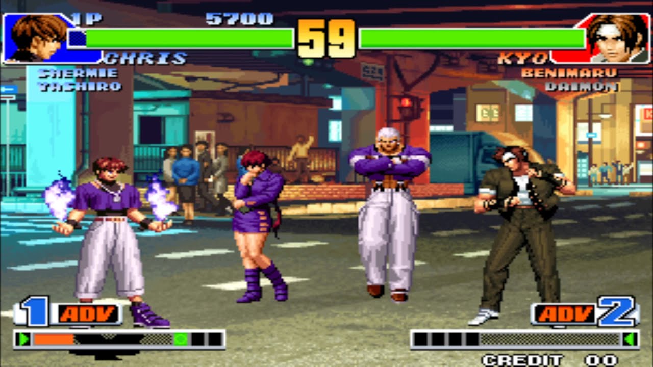 KOF'98 [Arcade] - O.Chris, O.Shermie & O.Yashiro - YouTube