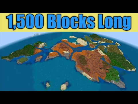 Minecraft Bedrock/Java: Mega Island Seed - YouTube