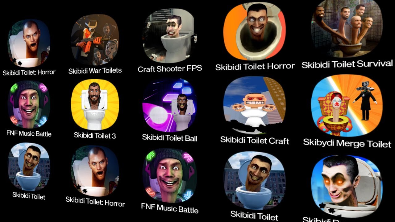 Skibidi Horror Train,Skibydi Merge Toilet,Skibidi Horror Game,Craft ...