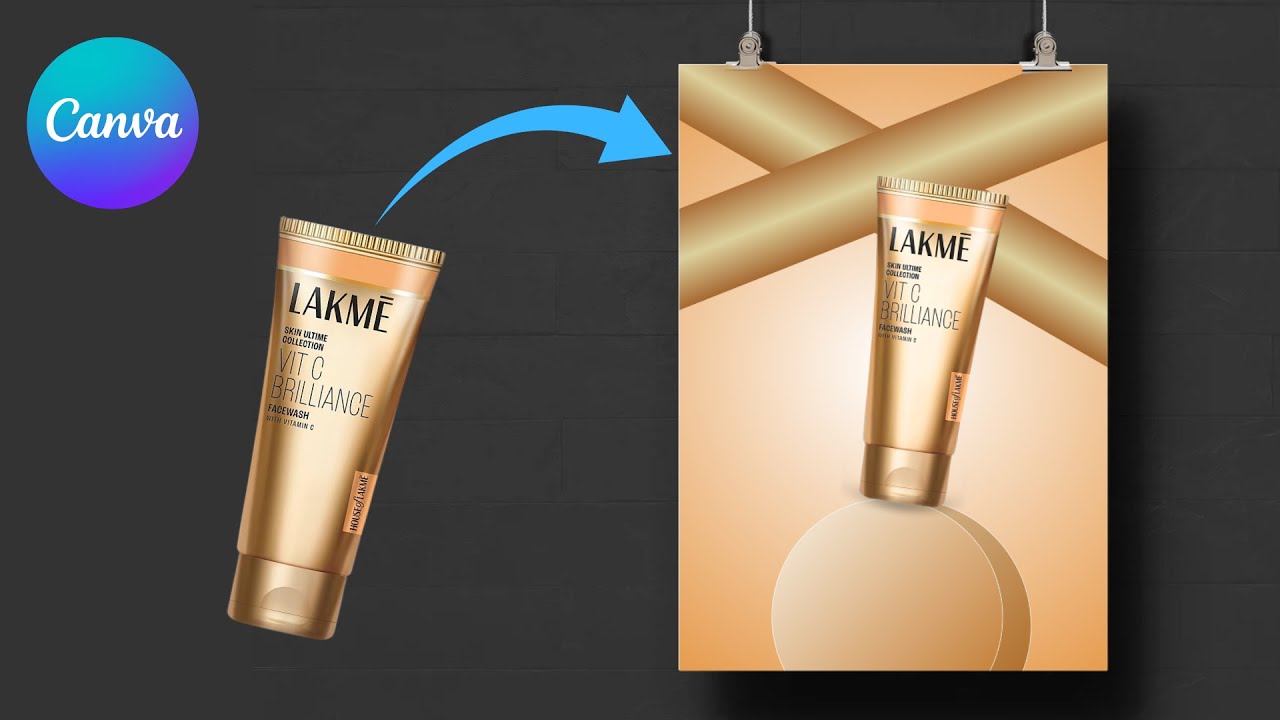 How to Design a Stunning Product Poster in Canva | Canva Poster Tutorial #canvatutorial #poster ...