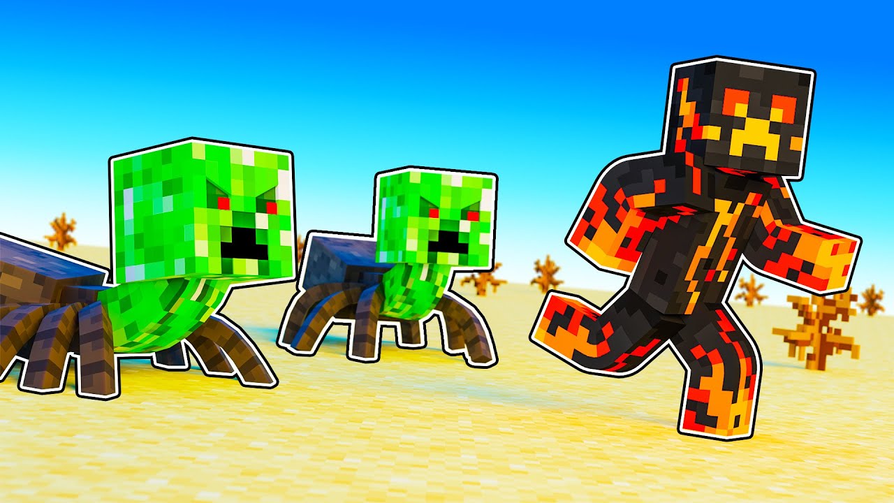 One Million SPIDER CREEPERS vs MOST SECURE Minecraft House - YouTube