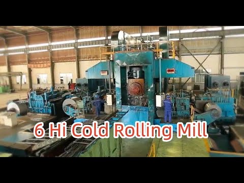 6 Hi Cold Rolling Mill - YouTube