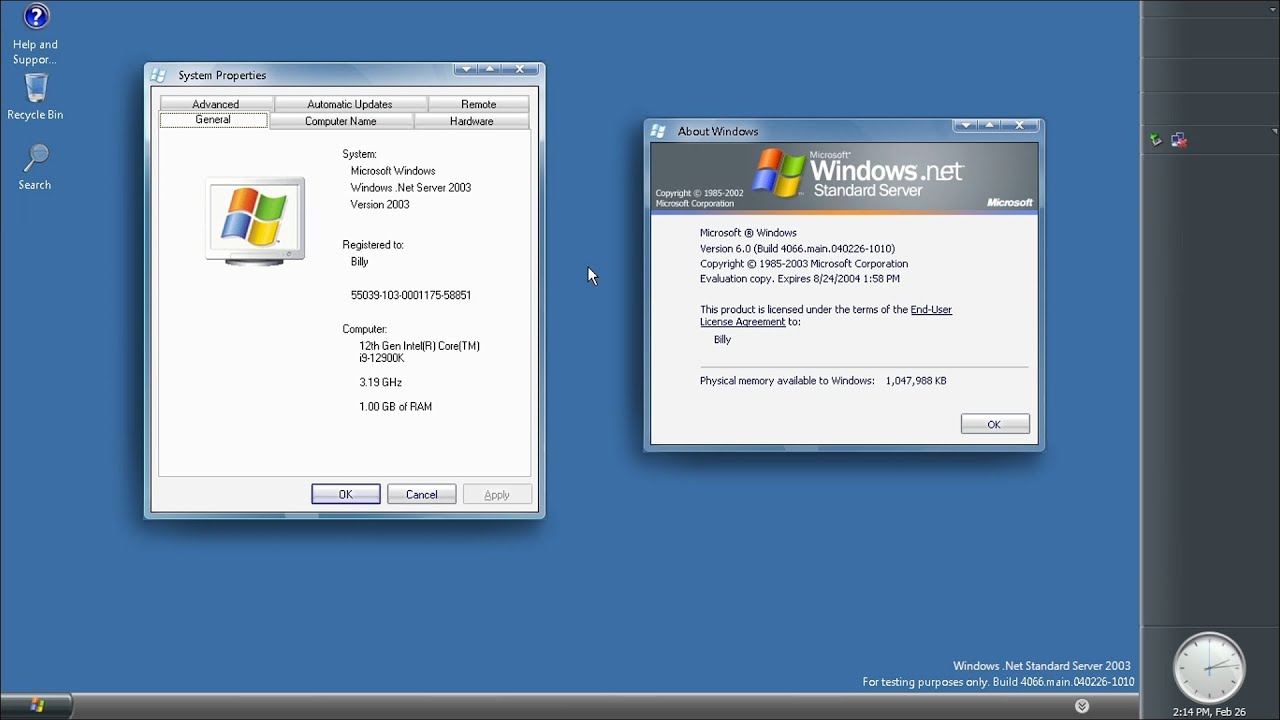 Windows Server 2008 Build 4066 - YouTube