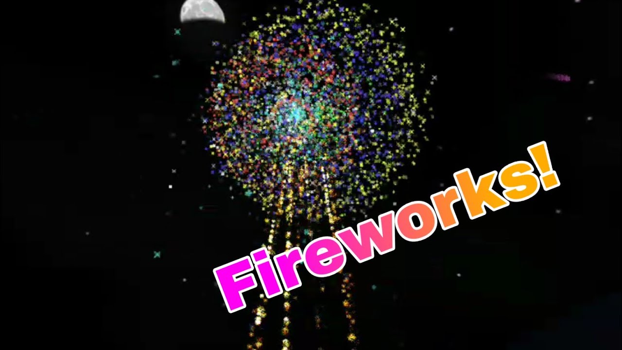 How to use fireworks in Mini block craft 3d - YouTube