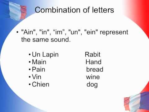 Learn French Combination letters and accents - YouTube