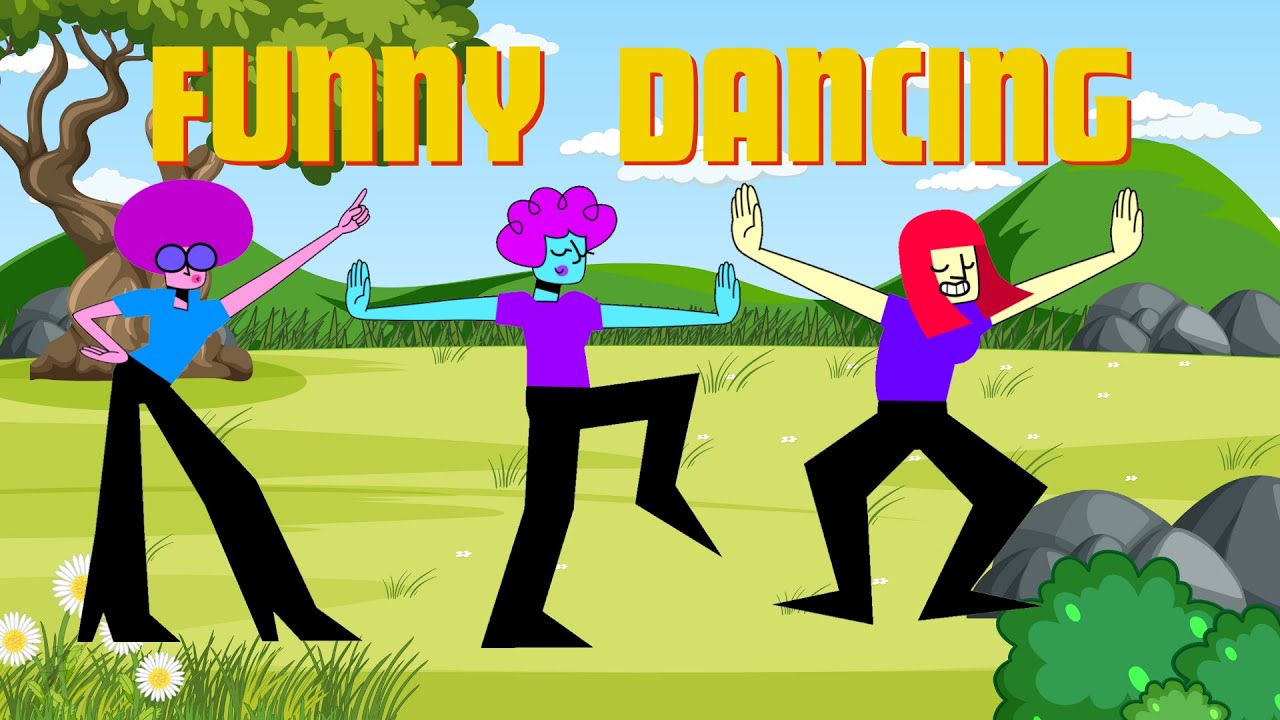 Funny Cartoon Dance for Kids | Entertainment Video | Naughty Kids ...
