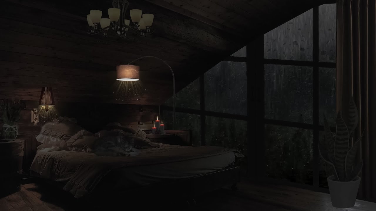 Thunderstorm, howling wind, and heavy Rain sounds - Manor house ...
