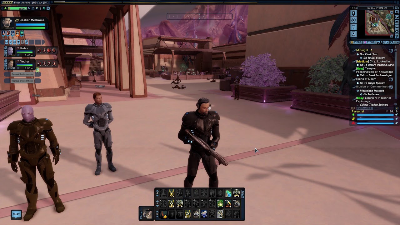 Star Trek Online Jester Reviews Delta Alliance Combat Armour - YouTube