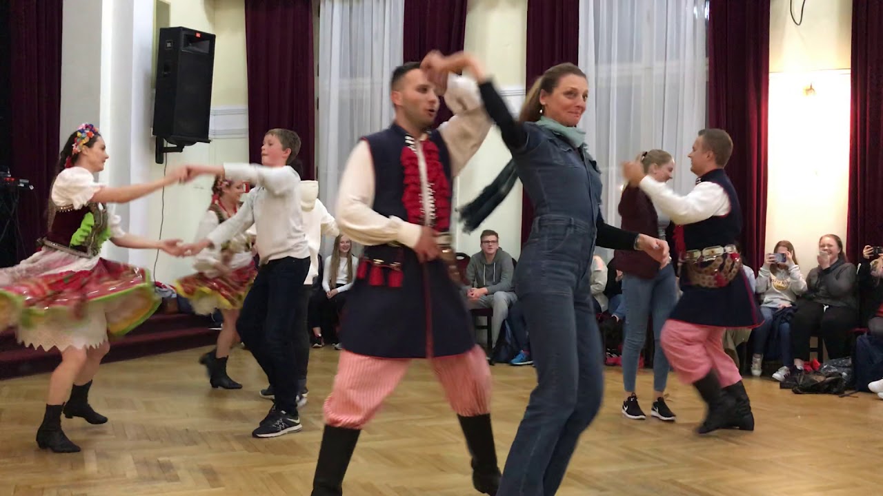 POLISH DANCE IN KRAKÓW | SCHOOL TRIP 2017 - YouTube