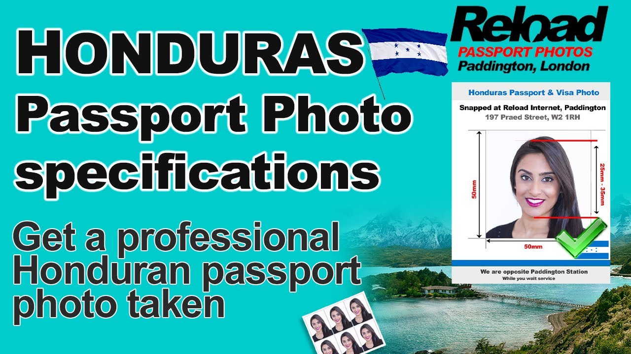 Honduran Passport Photo and Visa Photo snapped in Paddington, London ...