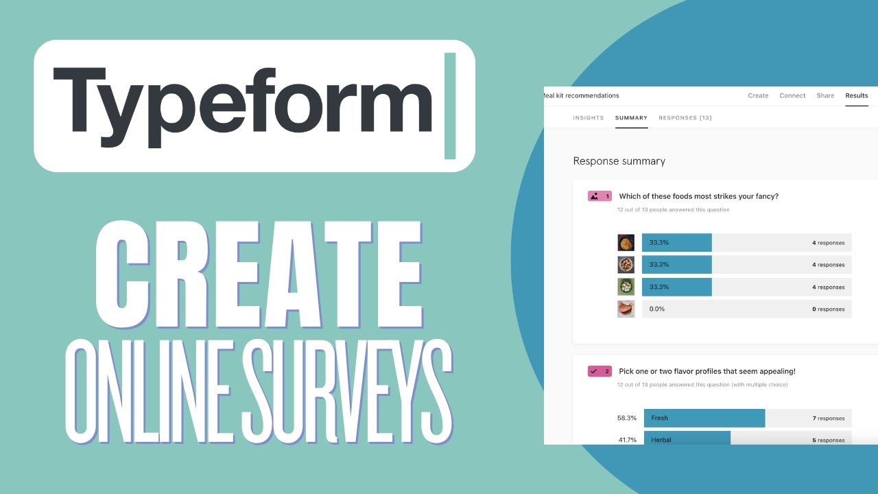 How to Create Online Surveys with Typeform - YouTube