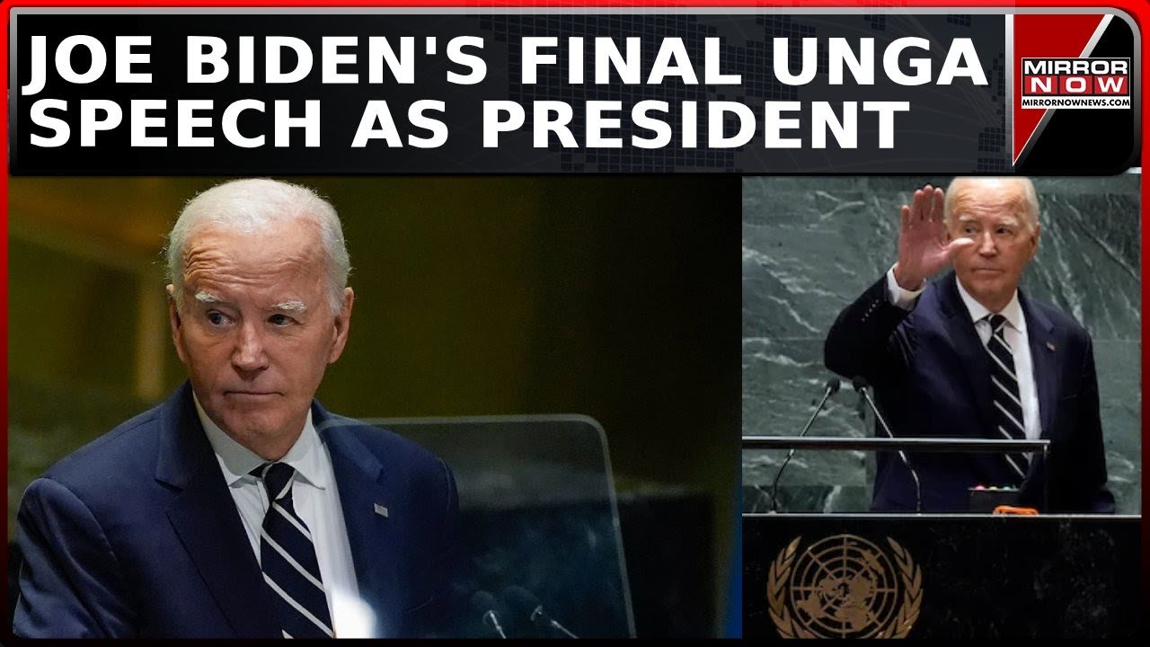 Watch: Joe Biden Delivers Final United Nations General Assembly Speech ...