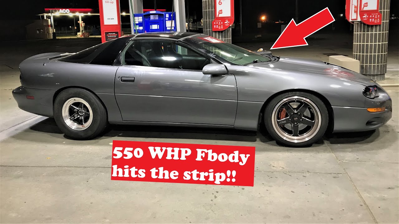 Fbody hits the drag strip (last run of 2020) - YouTube