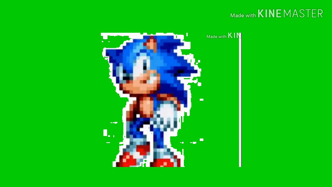 Sonic Green Screen Default Dance - YouTube