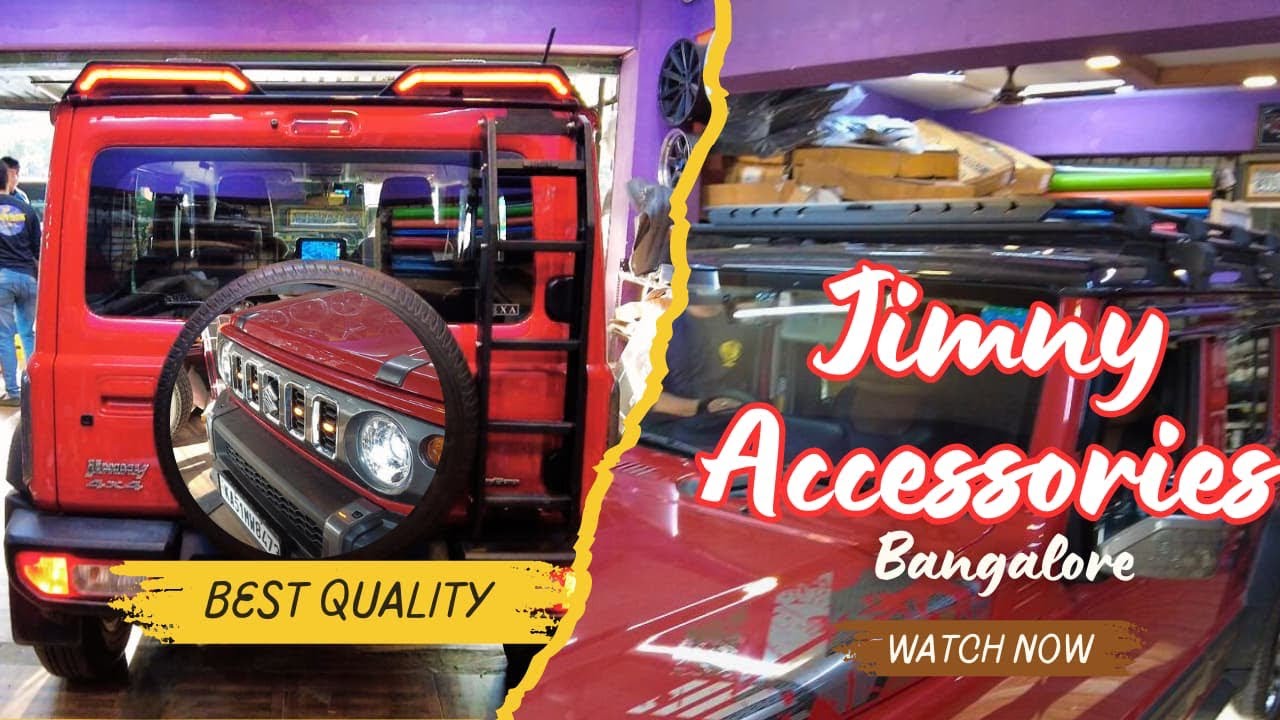 Jimny Accessories Detailed Full Installation | Roof Carrier | Rear ...