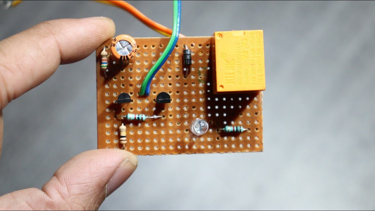 DELAY ON TIMER ⏲. USING ONLY TWO TRANSISTOR. PROTECT YOUR ELECTRICAL ...