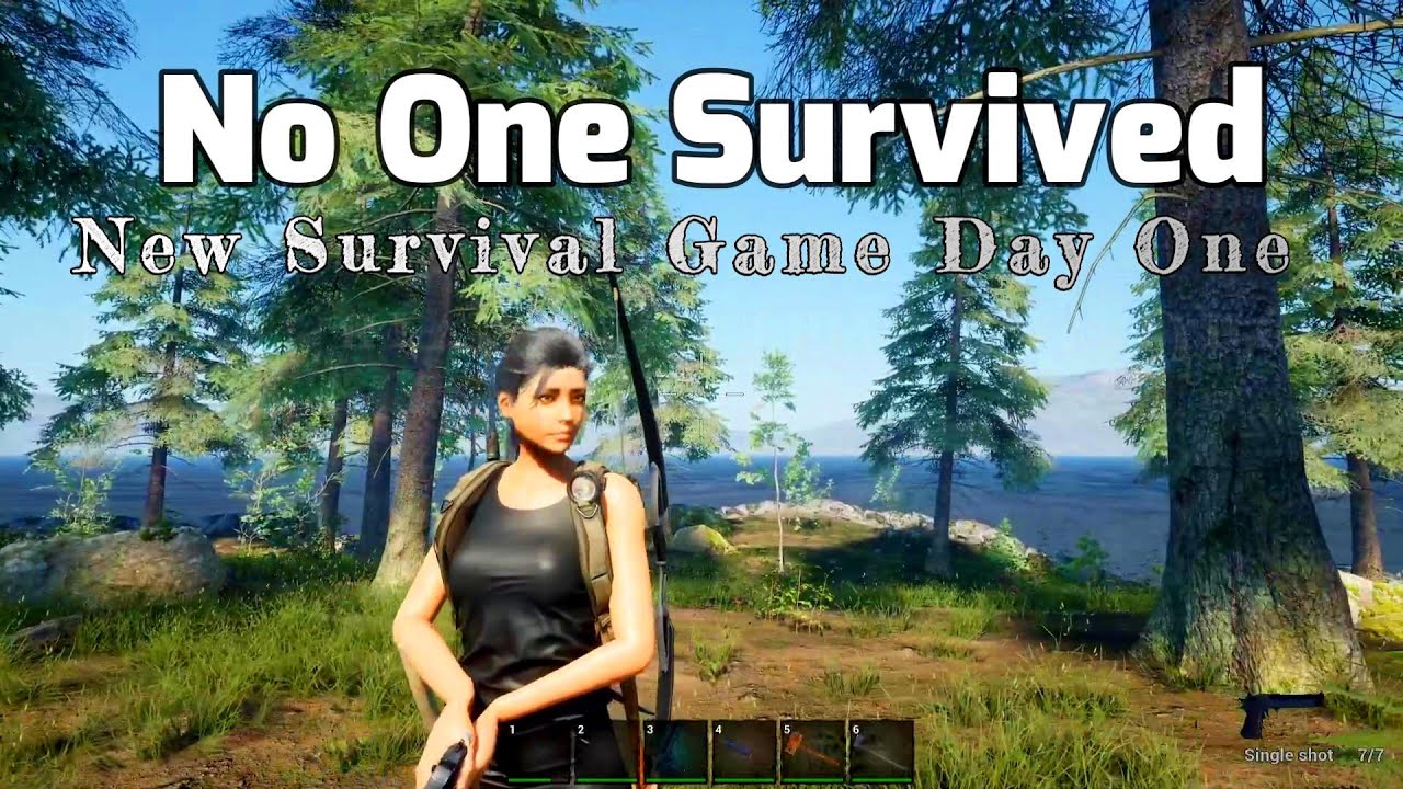 No One Survived | Brand New Hardcore Zombie Survival Game | Day One ...