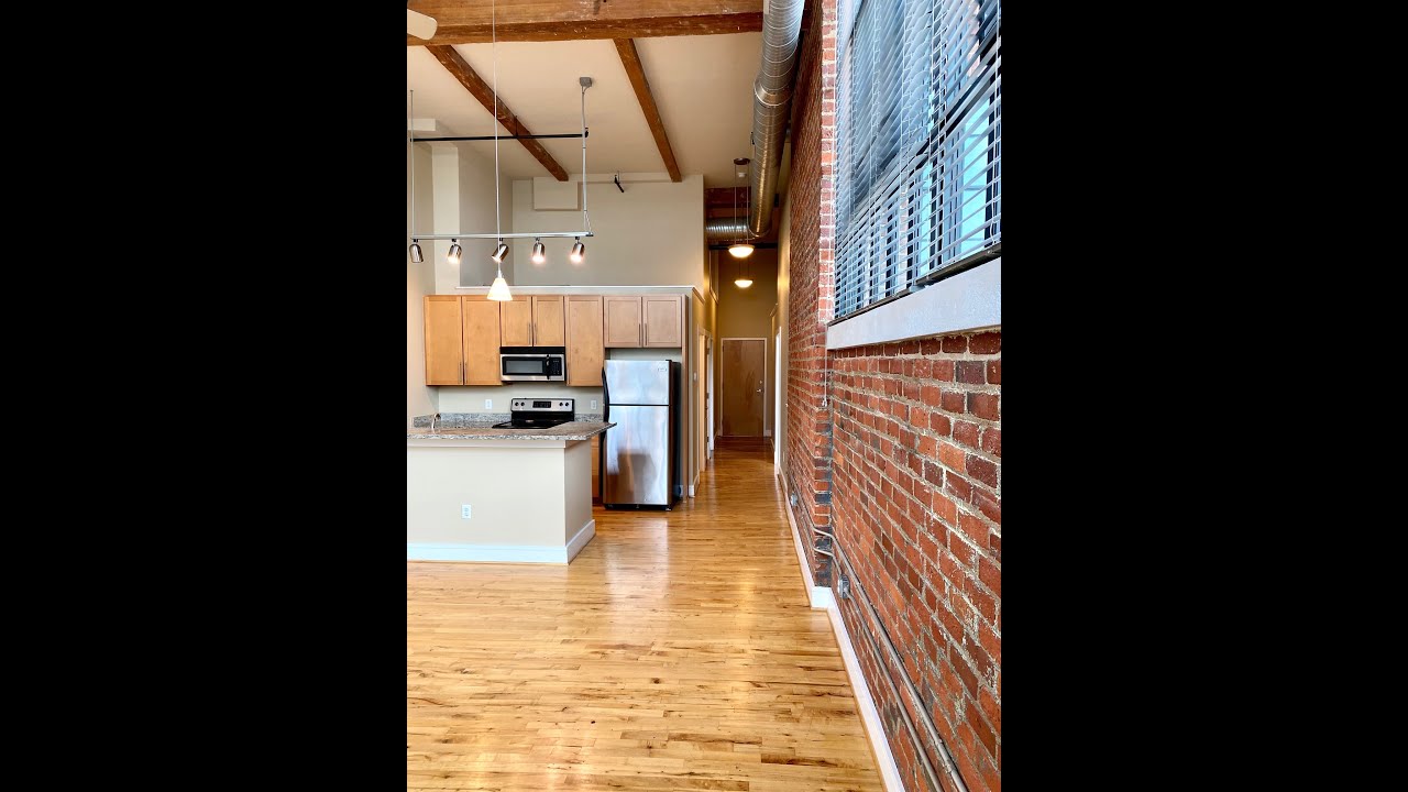 Cotton Mill Lofts Unit 202 2 Bedroom/2 Bathroom - YouTube
