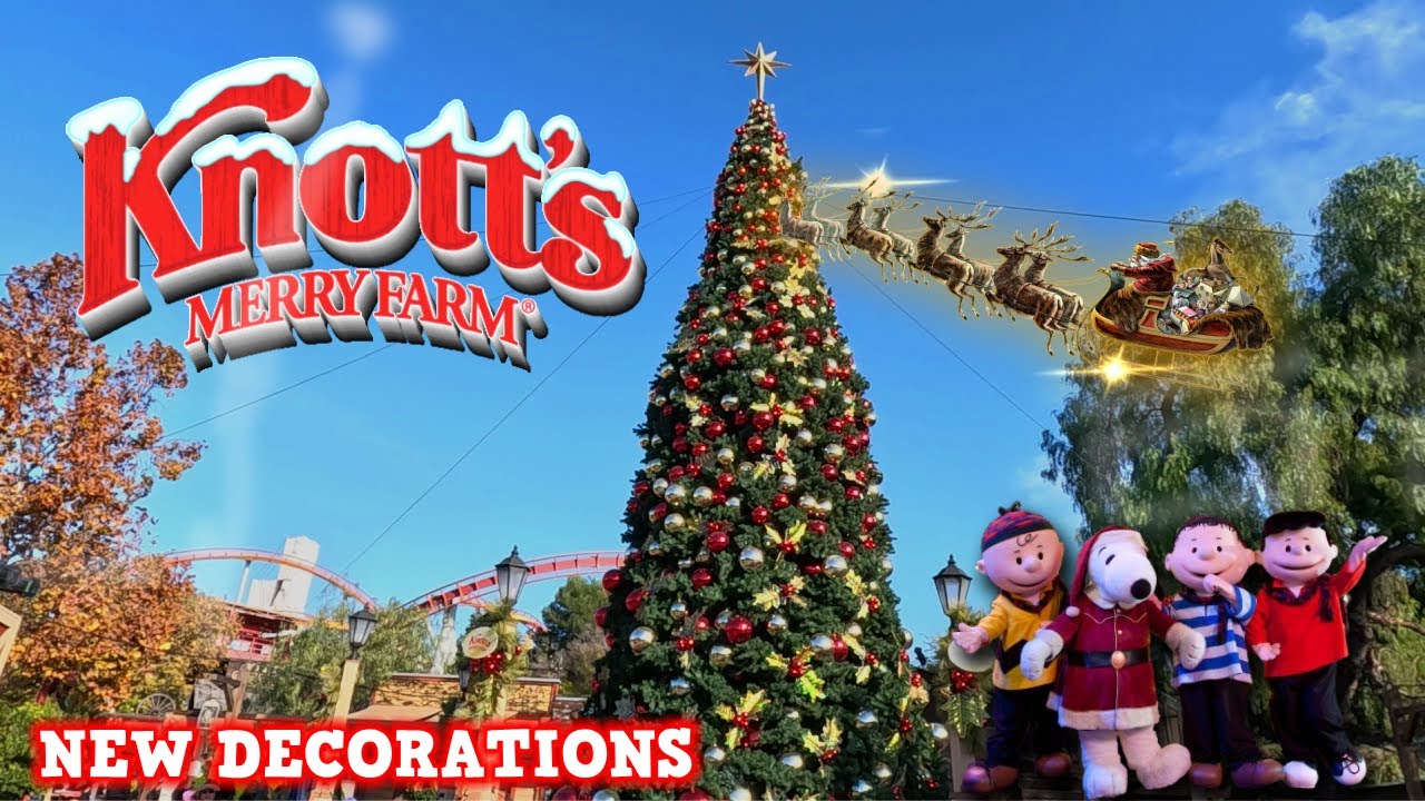 Knott's Merry Farm. Christmas (FULL TOUR) [ Winter activities ] NEW ...