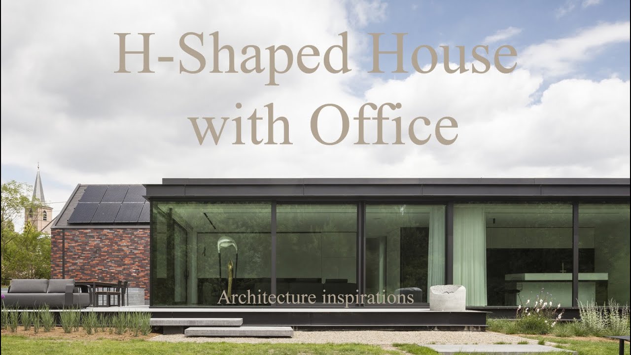 H-Shaped House with Office - YouTube