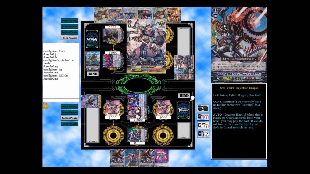 Cardfight!! Vanguard: Link Joker ( Star-vader Blaster Joker ) vs Kagero ...