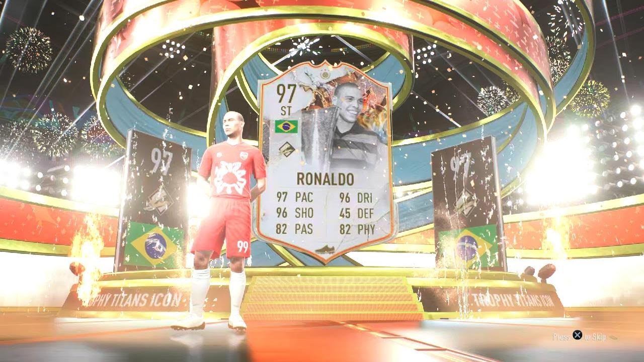 I Packed 97 Ronaldo Trophy Titan From an 84 + x 7 Pack - YouTube
