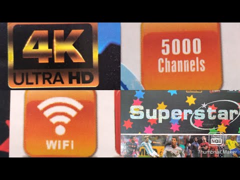 SUPERSTAR SR-9300HD SMART-V8#wifi channals# - YouTube